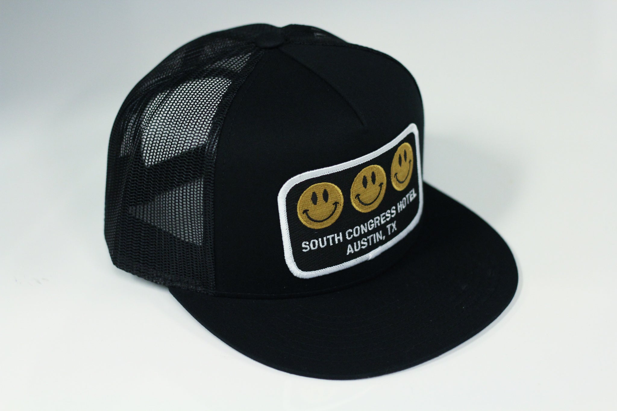 Smiley Face Hat – south congress hotel lobby shop